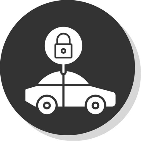 Secured Glyph Shadow Circle Icon Design 43904151 Vector Art At Vecteezy