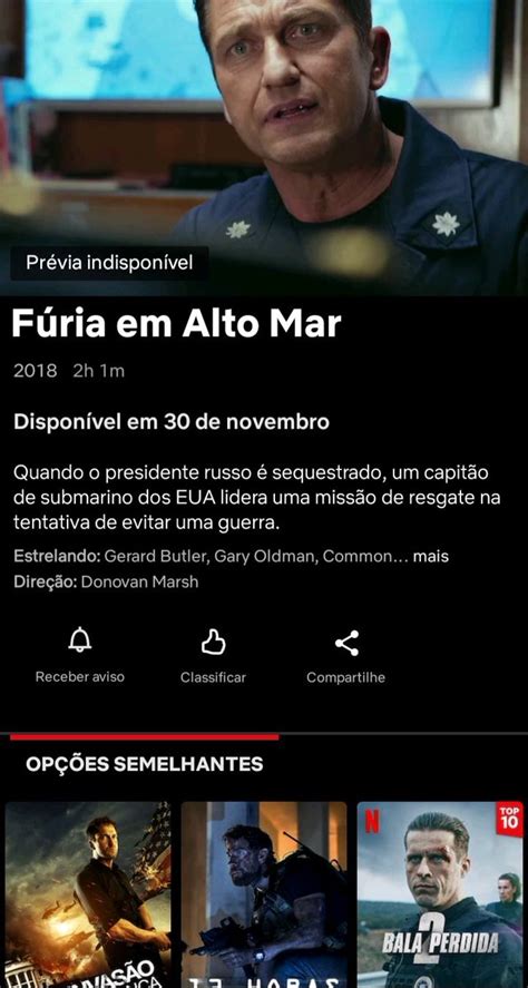 Portal Netflix BR Fan Club on Twitter O filme Fúria em Alto Mar
