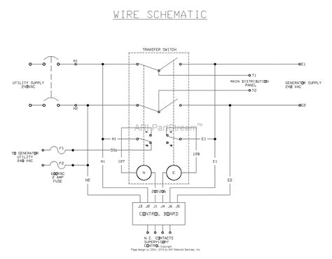 Generac 200 Service Rated Transfer Switch Wiring Diagram