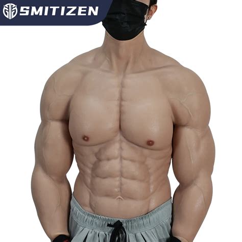 Smitizen Silicone Muscle Suit With Arms Muscle Vest Cosplay Costumes