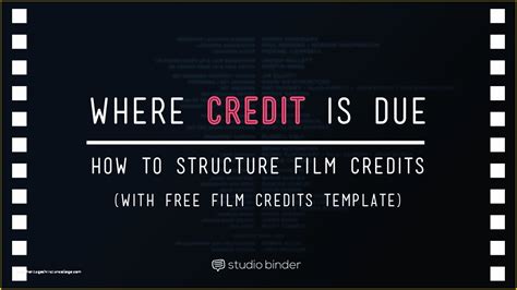 Premiere Pro End Credits Template Free