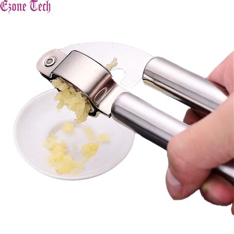 Garlic Presses Crushers Manual Stainless Steel Garlic Press Ginger