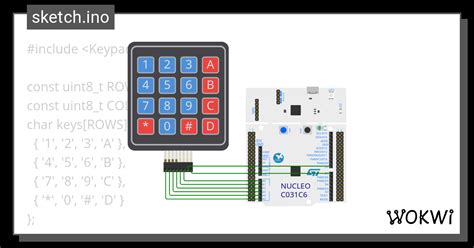 ST Nucleo LCD I2C Copy Wokwi ESP32 STM32 Arduino Simulator