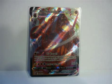 CARTE POKÉMON MONTHRACITE VMax 99 185 FULL ART EB04 Voltage éclatant