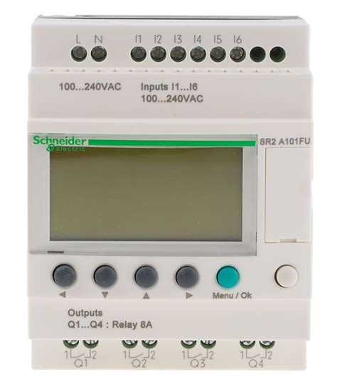 schneider electric zelio logic logic module 6 inputs 4 outputs relay computer operating