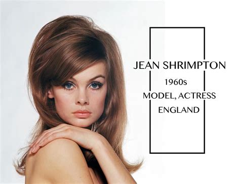 1960 1960s Models Jean Shrimpton Seventies Fashion Old School Hair