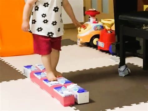 幼児用の平均台は牛乳パックで手作りおうちでこどもの運動神経をあげよう 知育せいかつ