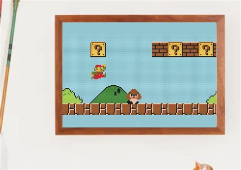 Super Mario Bros Cross Stitch Pattern Digital Pdf Etsy
