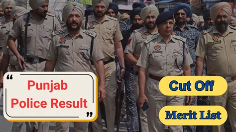 Punjab Police Result 2024 Cut Off Marks Soon Punjabpolice Gov In