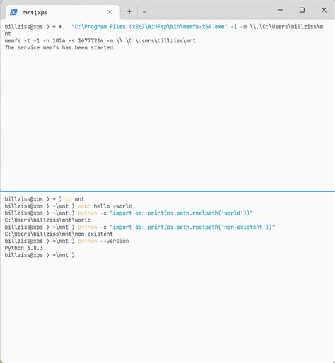 Python Os Path Realpath When Using Mount Manager Mount Issue 441