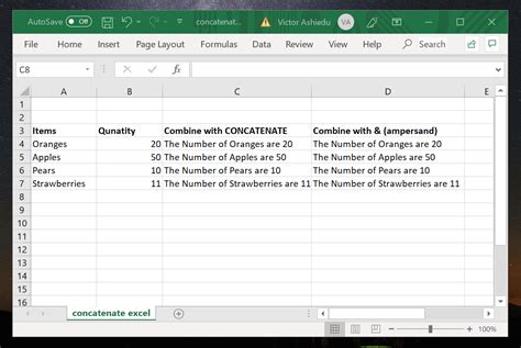 Concatenate Excel How To Concatenate Join Columns And Strings