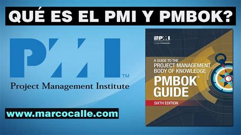 Conoce el PMI el PMBOK 6 y la metodología PM4R del BID YouTube