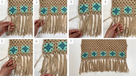 Simple Boho Style Crochet Crop Top Pattern With Fringe KnitcroAddict