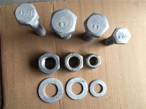 ASTM A325 A325m A325t Heavy Hex Structural Bolt Hot Dipped Galvanized