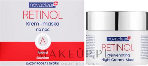 Novaclear Retinol Rejuvenating Night Cream Mask Odmładzający krem