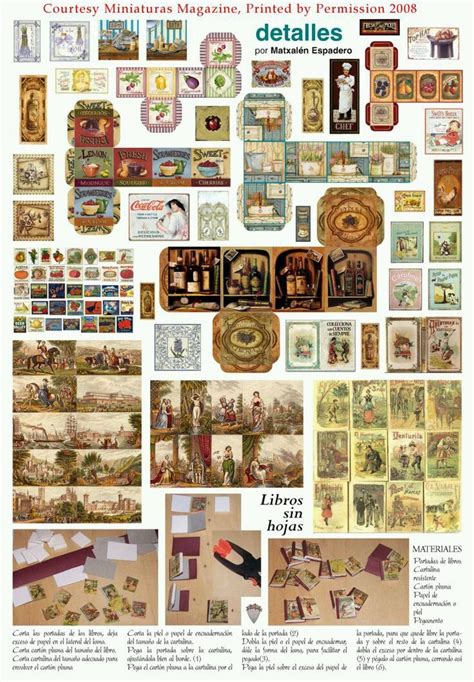 Free Miniature Scale Furniture Patterns