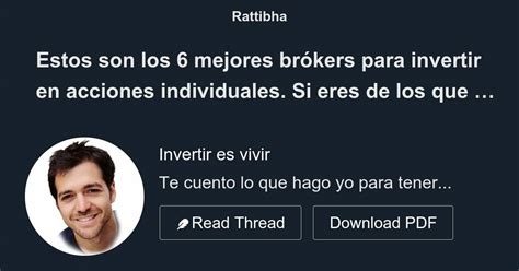 Estos son los 6 mejores brókers para invertir en acciones individuales