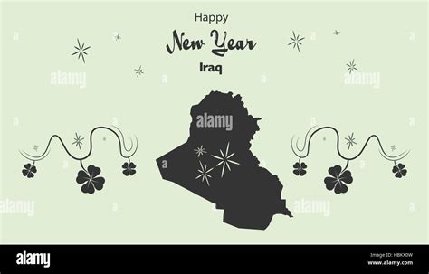 Abstract Iraq Map Stock Vector Images Alamy