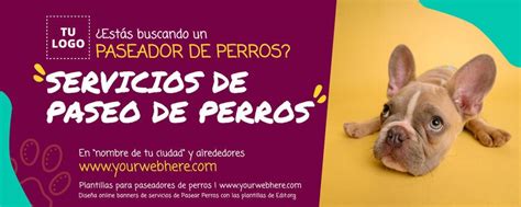 Flyers De Paseador De Perros Para Editar