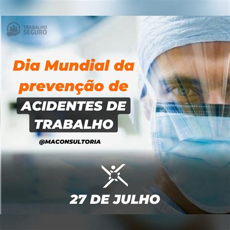 27 de julho é marcado como Dia Nacional da Prevenção de Acidentes de