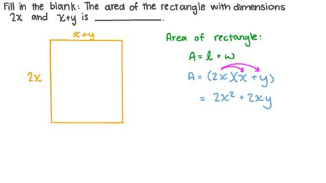 Area Of A Rectangle Formula