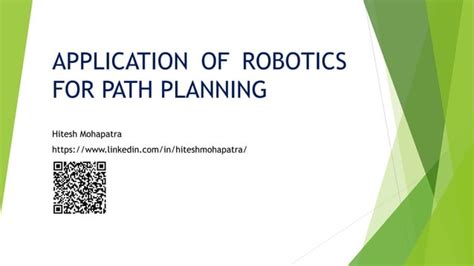 robotics for path planning ppt
