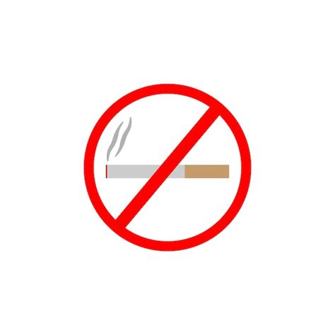 Prohibido Fumar Vector Plano Se Al De Prohibici N Vector Premium