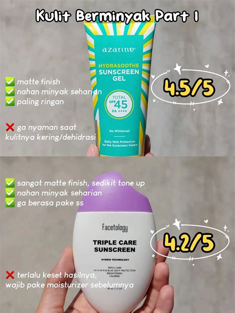 Ide Sunscreen Sesuai Jenis Kulit Teratas Di