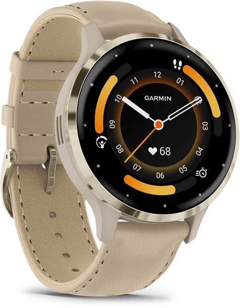 Смарт часовник Garmin Venu 3S 41 мм златист бежов 010 02785 55 010