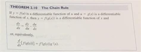 solved prove the chain rule using the definition of