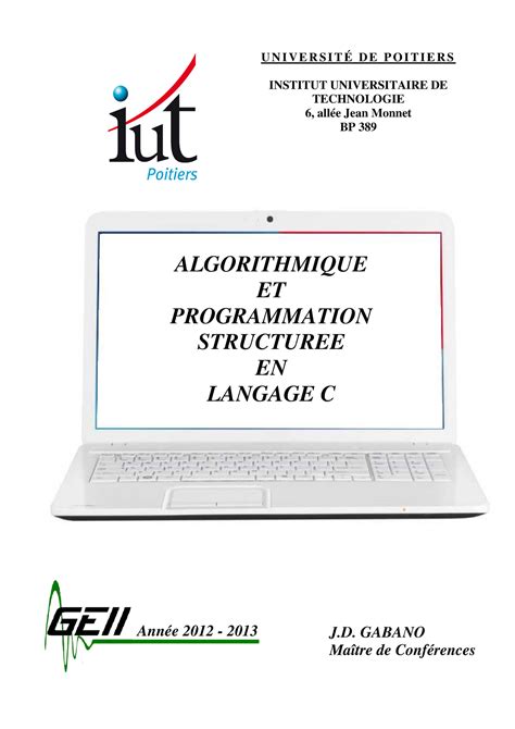 Algorithmique ET Programmation Structure EN Langage C U N I V E R S I
