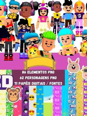 Kit Digital Pk Xd Compre Produtos Personalizados No Elo7