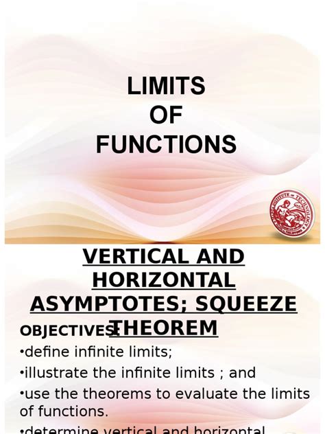 lesson 5 infinite limits va and ha squeeze theorem pdf asymptote functions and mappings