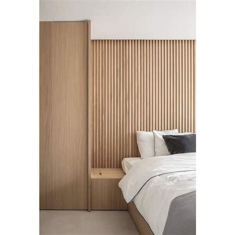 Ejoy In X In X In Solid Wood Wall Grid Cladding Siding