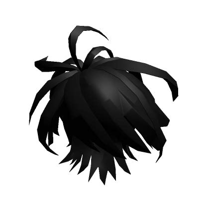 Black Anime Hair Roblox Item Rolimon S