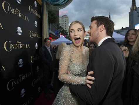 Lily James And Richard Madden At The Cinderella World Premiere In Los