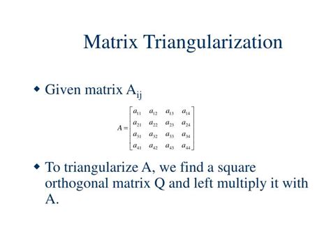 ppt systolic 4x4 matrix qr decomposition powerpoint presentation id 6599712