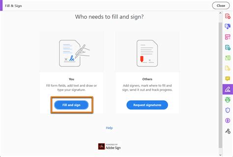 how to sign pdf with acrobat dc fill and sign