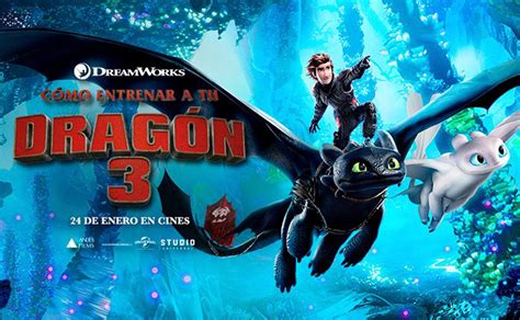 Cómo entrenar a tu dragón 3 2019 DéjenseVer Reseñas al golpito