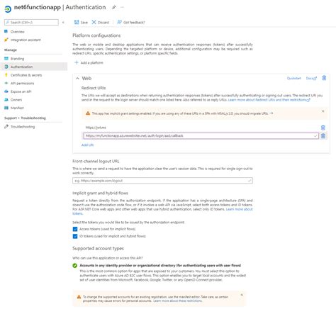 blazor wasm standalone b2c auth with azure function app authentication stack overflow