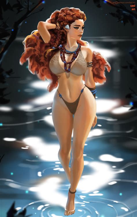 Rule 34 1girls Aloy Alternate Breast Size Anklet Bicep Bracelet Big Breasts Bikini Female