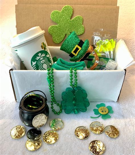 Saint Patrick S Day Gift Box Set Pattys Day Gift Luck Etsy
