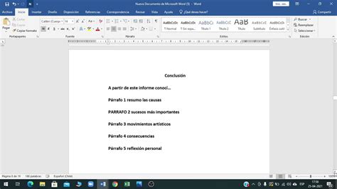 Estructura De Un Informe YouTube