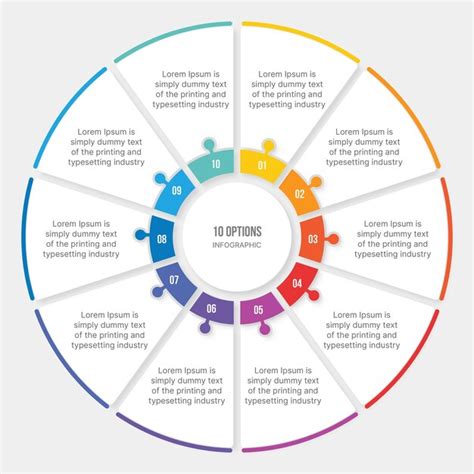 Premium Vector Circular Cycle Infographic Template Design With Steps