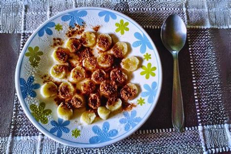 Delícia Rápida Banana Canela No Micro ondas Pro Lanche Pai Na
