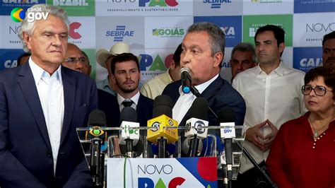 21 09 2023 Goiânia GO Entrevista Coletiva governo detalha obras do