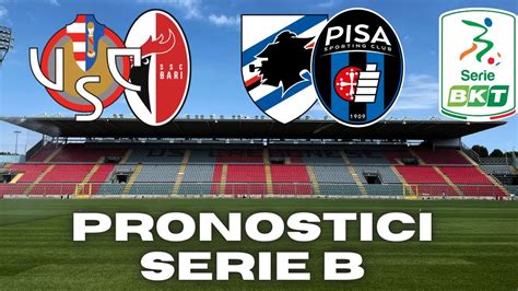 I MIEI PRONOSTICI DI SERIE B PER LA 2 GIORNATA CREMONESE BARI E