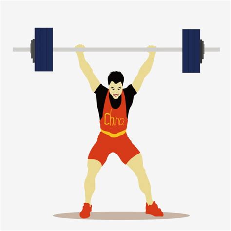 Olympic Weightlifting Cartoon