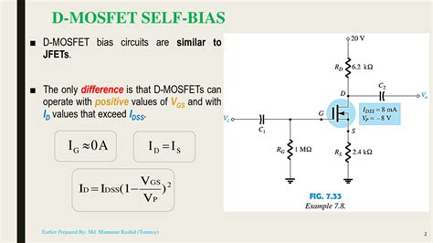 Solution Electronicdevice Chapter Fet Biasing Part Mosfet