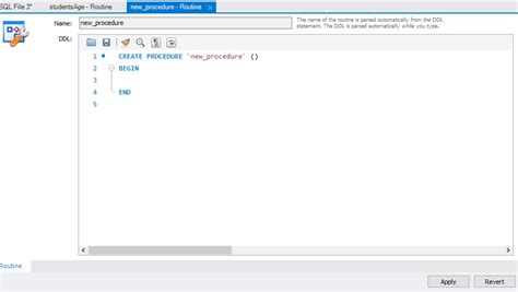how to create and call a stored procedure in sql javatpoint